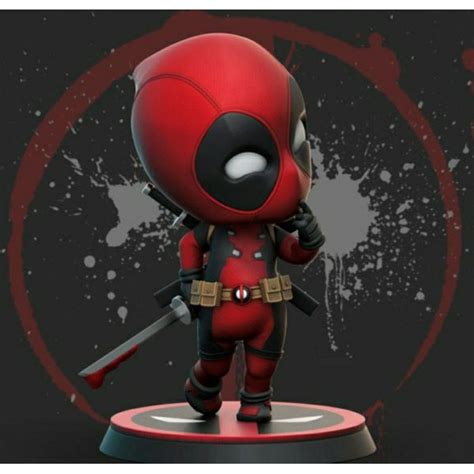 3d Print Stl Dead Pool Chibi Inspire Uplift