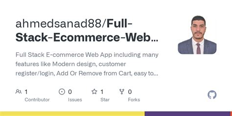 Github Ahmedsanad Full Stack Ecommerce Web App Full Stack E Commerce Web App Including Many