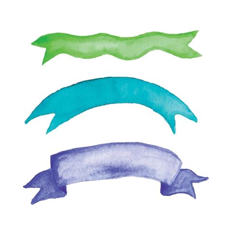 Premium Vector Set Of Ribbons