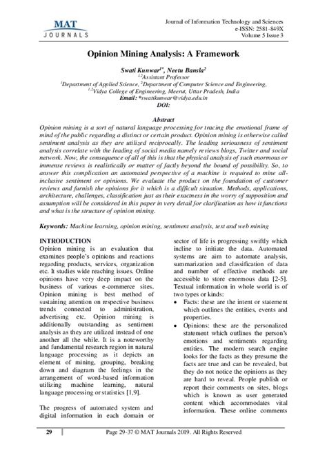 pdf opinion mining analysis a framework