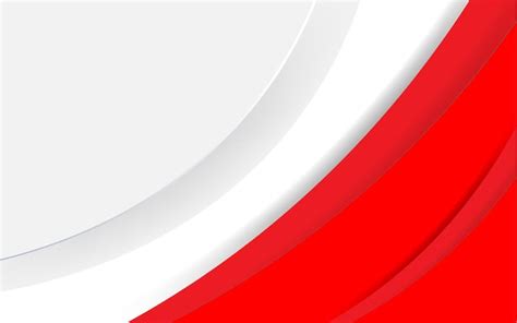 Premium Vector Abstract Red And White Wavy Background Design