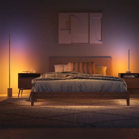 Philips Hue Gradient Signe Oak Led Floor Lamp Uk