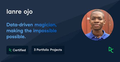 Lanre Ojo Data Analyst