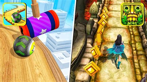 Going Balls Vs Temple Run 2 All Maps Gameplay Walkthrough Android IOS
