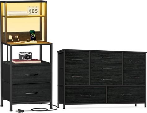 Amazon Furnulem Wide Dresser With 9 Large Drawers For 55 Long TV