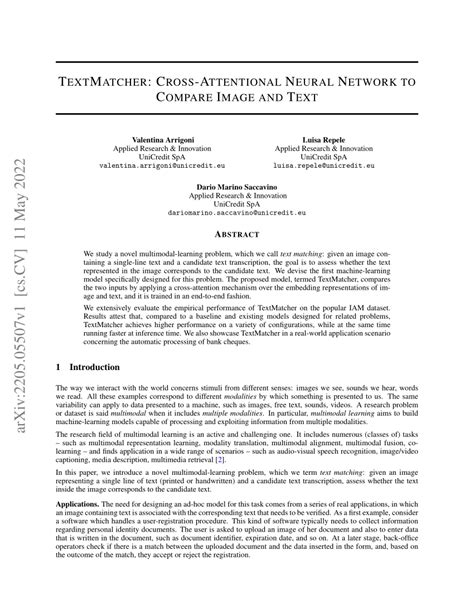 pdf textmatcher cross attentional neural network to compare image