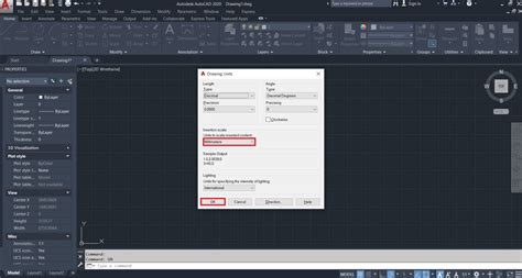 تنظیم واحد اندازه گذاری در اتوکد دستور Unit آکادمی شریفی آموزش