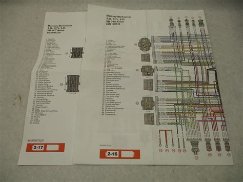Wiring Diagrams For Mercury Mercruiser 5 0L 5 7L 6 2L SB DTS ECT