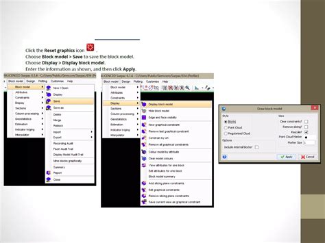 block modeling using surpac pptx