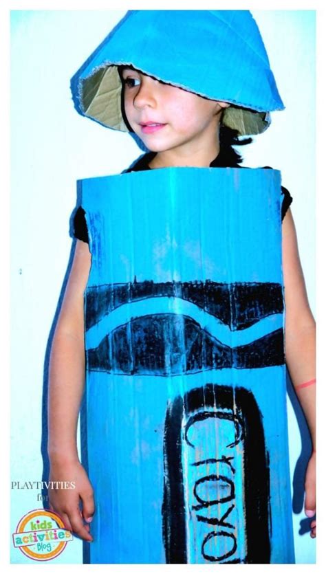 Blue Crayon Costume