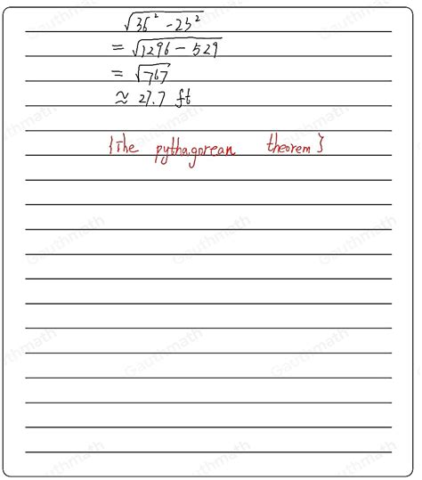 Solved Find The Height Of The Tree Shown To The Right The Algebra