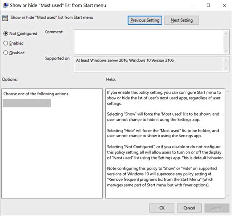 How To Hide Most Used Programs In Windows 10 Start Menu