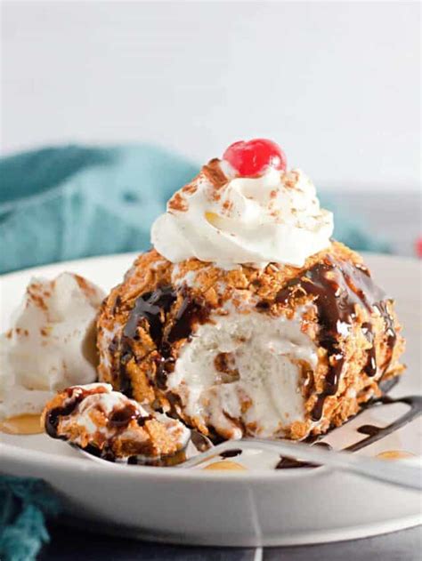 Un Fried Mexican Fried Ice Cream Recipe Dine Dream Discover