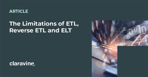 Michael R Chen On Linkedin Etl Elt Reverse Etl Pros And Cons
