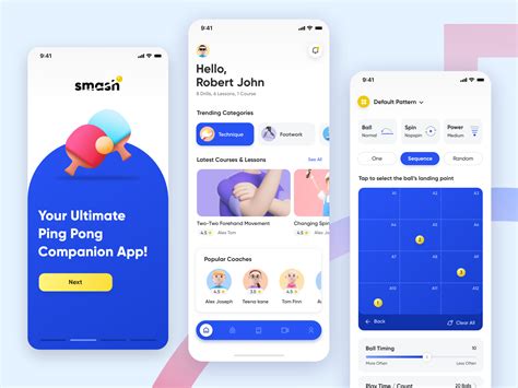 Ping Pong App By Monish Uiux Designer Web Designer Mobile App