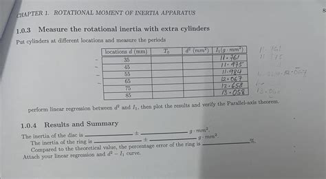 103 ﻿measure The Rotational Inertia With Extra