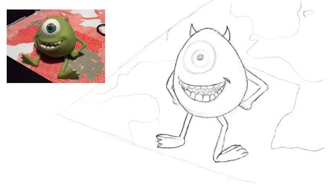 How To Draw Mike Wazowski Monsters University