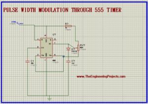 Pulse Width Modulation Using Timer In Proteus The Engineering Projects Artofit