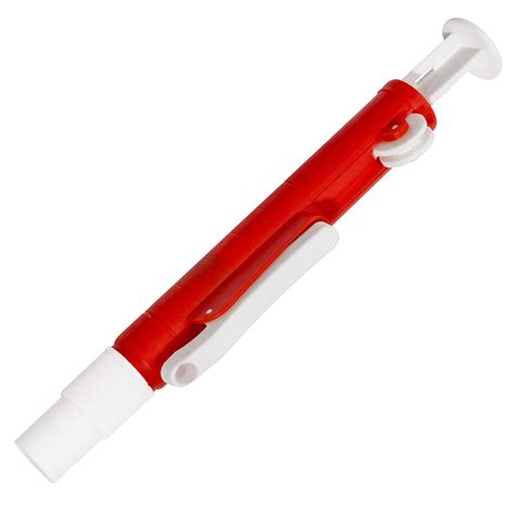 SP Bel Art SP Bel Art Fast Release Pipette Pump II 25ml Pipettor Red