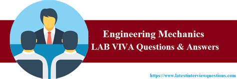 TOP Engineering Mechanics Lab VIVA Questions Latest Engineering Mechanics MCQs