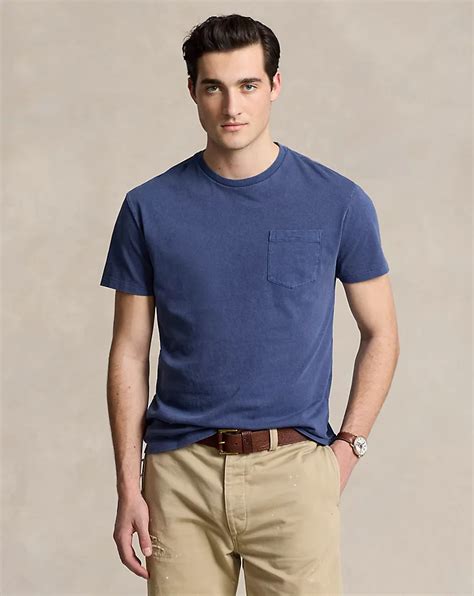 Classic Fit Jersey Pocket T Shirt For Men Ralph Lauren® In