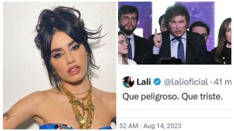Qué peligroso qué triste Mensaje de Lali Espósito se volvió viral