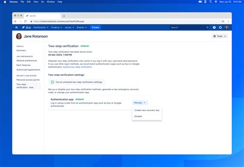 manage two step verification for your atlassian account atlassian
