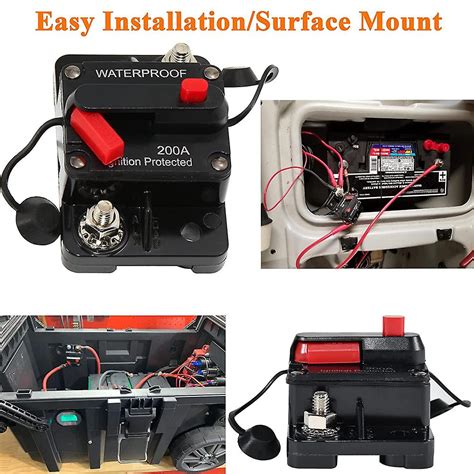 30a 300a Amp Circuit Breaker Fuse Reset 12 48v Dc Car Boat Auto Waterproof Fuse Box Fuse Car