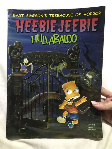 Bart Simpsons Treehouse Of Horror Heebie Jeebie Hullabaloo Hobbies And Toys Books And Magazines