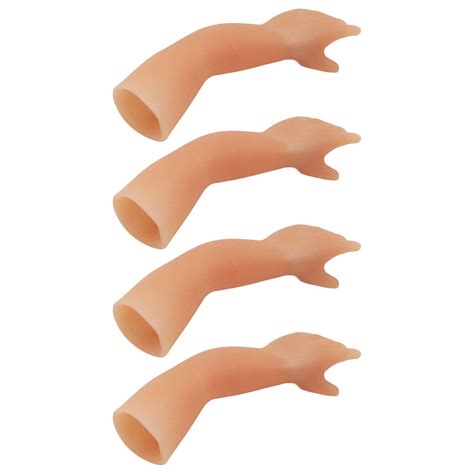 Homemaxs 4pcs Halloween Horror Tiny Hand Prop Party Festival Small Hand