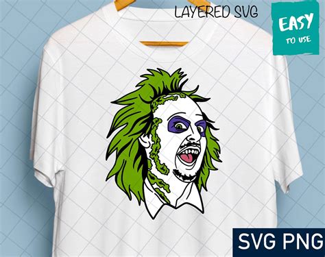 Beetlejuice SVG Cricut Svg Clipart Layered SVG Files For Etsy