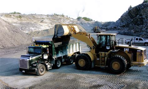 Loading Truck In Pit Ethier Sand And Gravel Ltd
