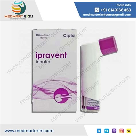 Improvent Ipratropium Inhaler Cipla Ltd At Rs 300 Piece In Nagpur Id