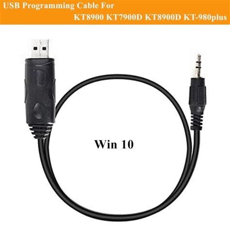 USB Programming Cable For QYT Mini Mobile Radio KT 8900 KT 8900R KT 7900D KT 8900D Two Way Radio