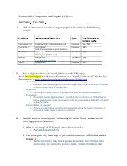 Solution Assignment 1 Fall2017 CIS4385 1 Doc Homework 1 Compression And Chapters 1 2 3 Last