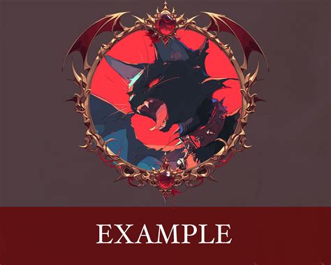 Vampire Token Frame Digital Token For Tabletop Dungeons And Dragons