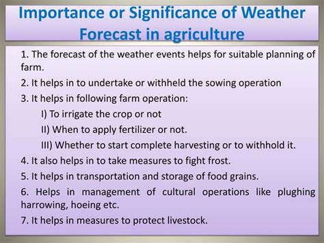 Bsc Agri I Paam Unit 4 Agricultural Meteorology Ppt