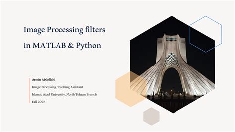 Image Processing Armin Abdollahi