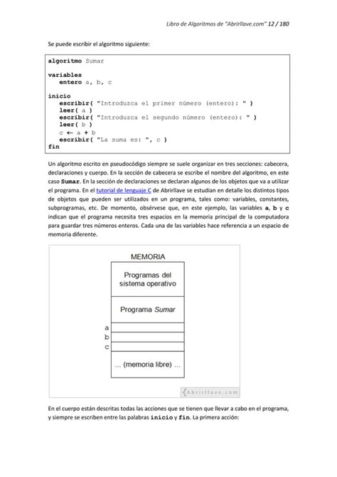 Libro De Algoritmos