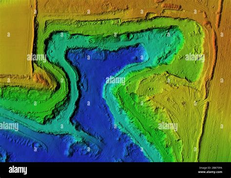 dem digital elevation model gis product made after proccesing