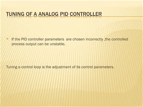 Basics And Fundamentals Of Pid Controller Ppt