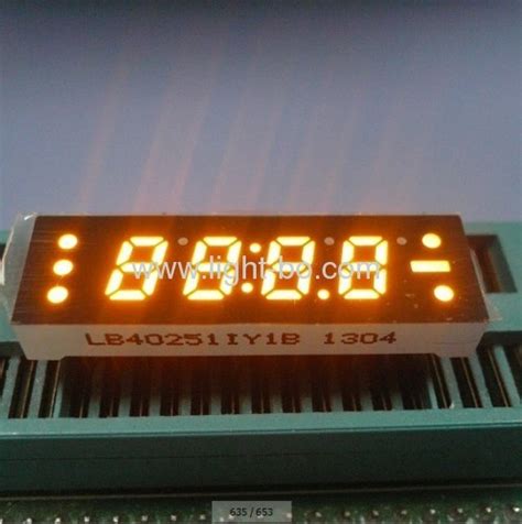 4 digit 7 segment led display 4 digit led clock display from china