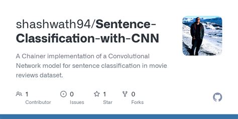 Github Shashwath94sentence Classification With Cnn A Chainer