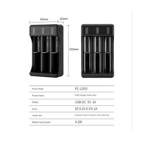 915 Generation 18650 Fast Charger With Type C Cable Lithium Battery