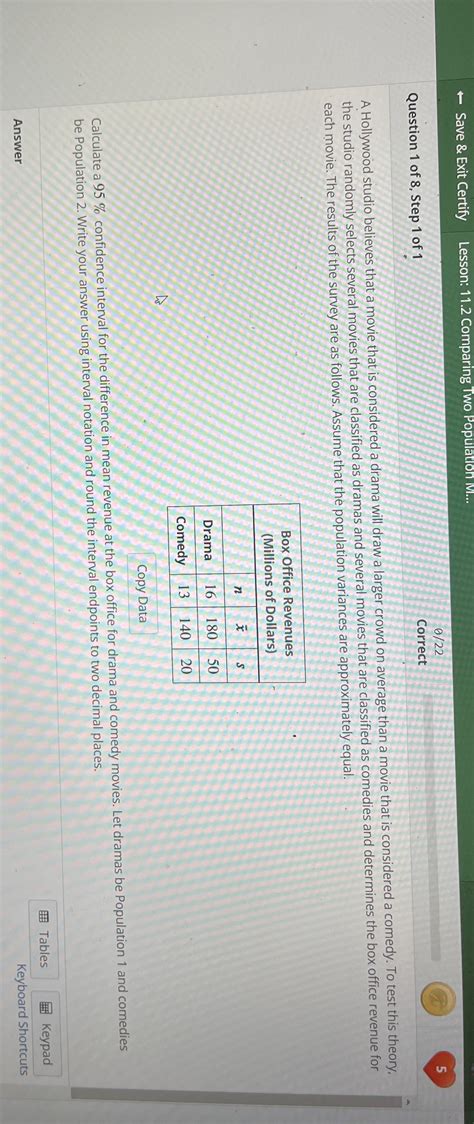 Solved Save Exit Certifylesson Comparing Two Chegg