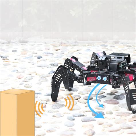 spiderpi raspberry pi based ai vision hexapod robot