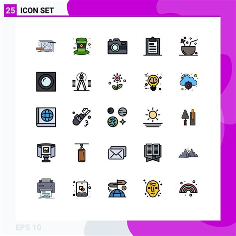 User Interface Pack Of 25 Basic Filled Line Flat Colors Of Paper File Leprechaun Document