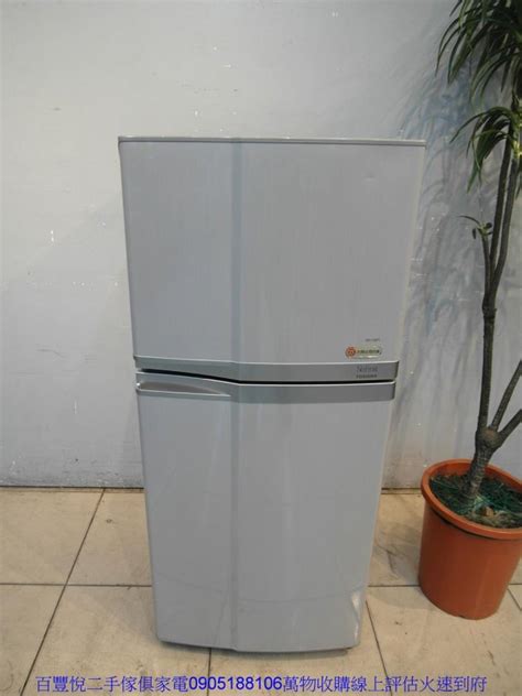 二手冰箱中古冰箱二手toshiba東芝120公升雙門冰箱套房冰箱 新竹賣場 二手傢俱收購台北 推薦百豐悅 0905177699