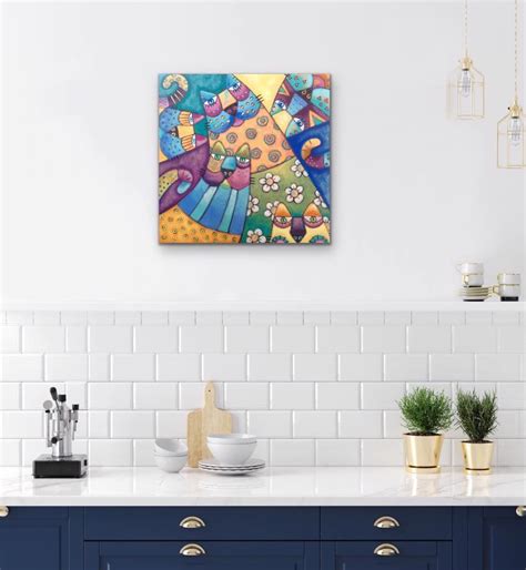 Galleria Dante Adi Rivera “gatos De Colores” Inv 5210 Facebook
