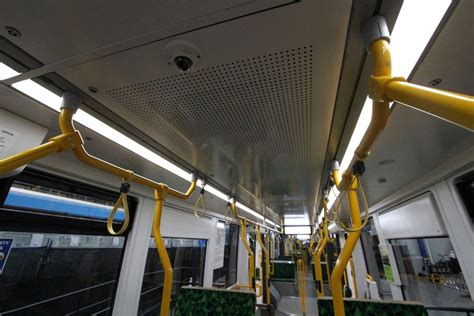Roof Mounted Grab Rails Onboard The G Class Tram Mockup Wongms Rail